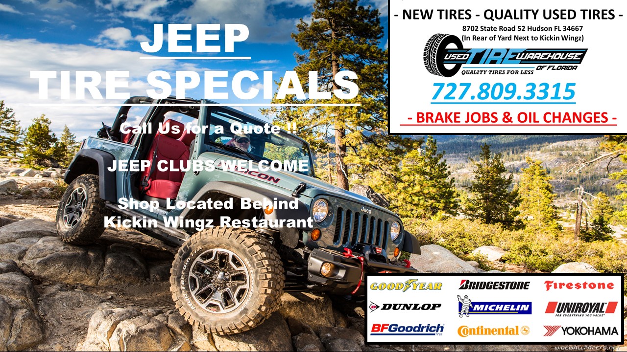 Specials - Florida's #1 Used & New Tire Warehouse
